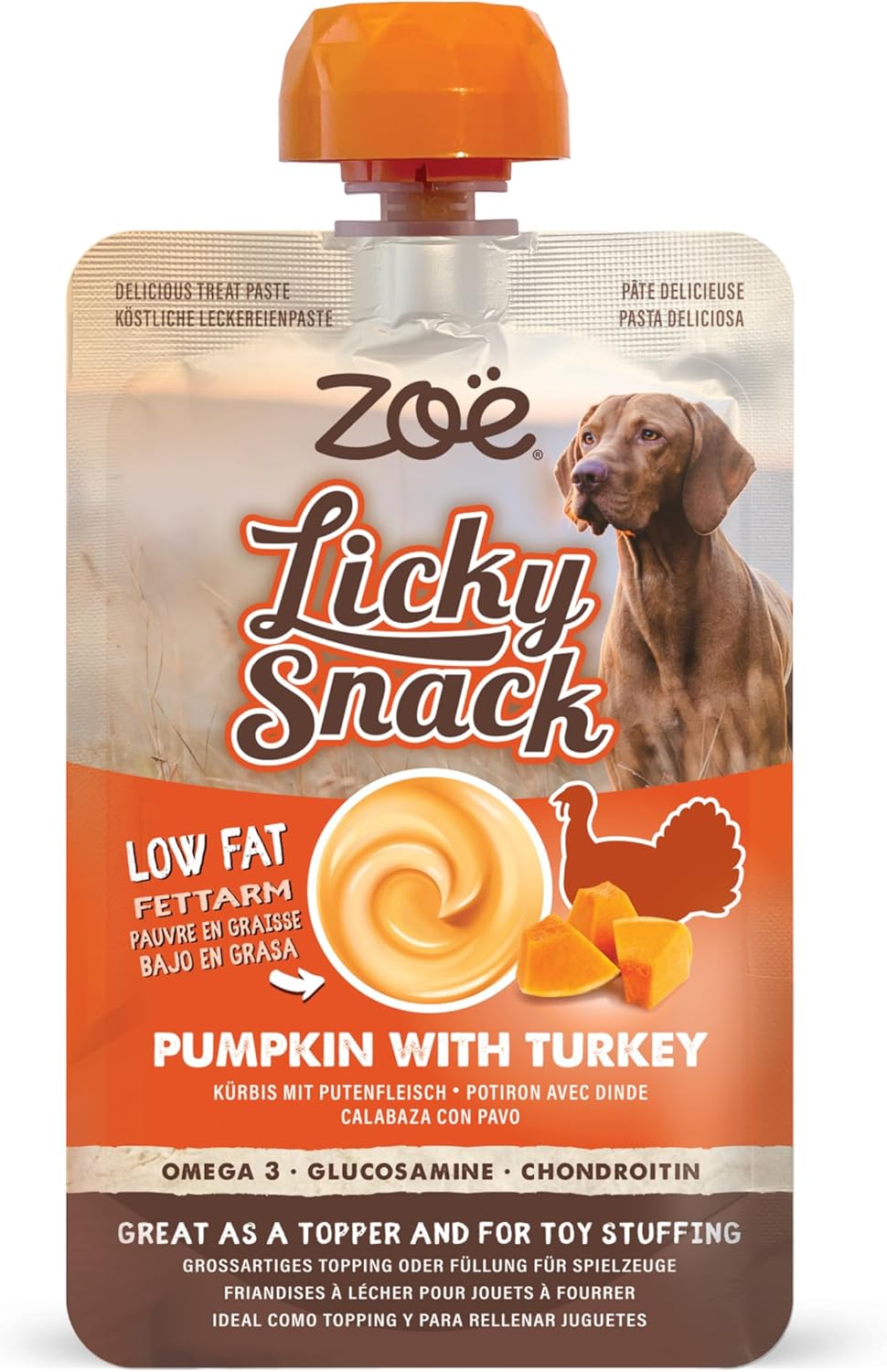Zoe Licky Snack Pumpkin & Turkey 85g – Wundapets