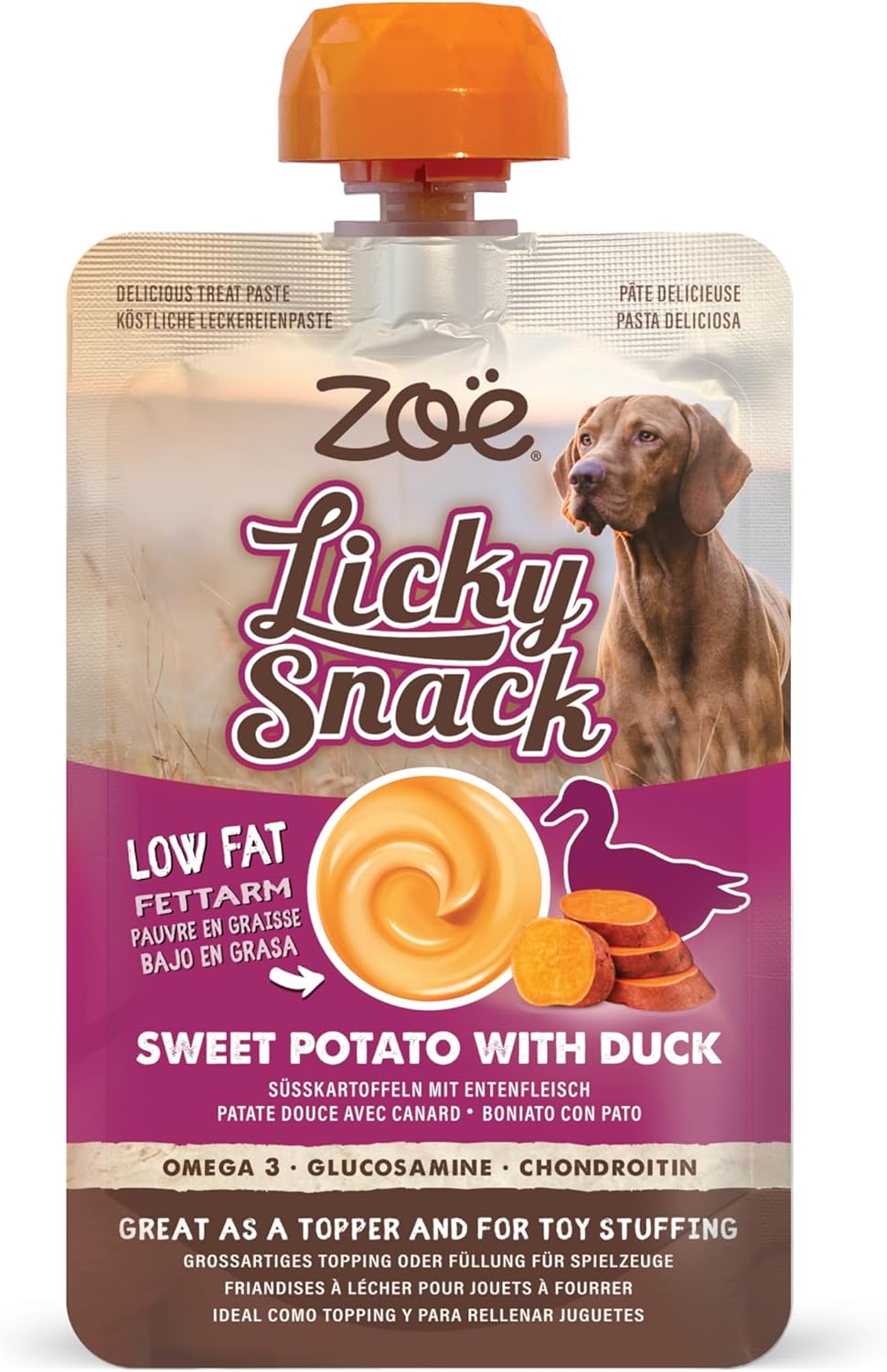 Zoe Licky Snack Sweet Potato With Duck 85g – Wundapets
