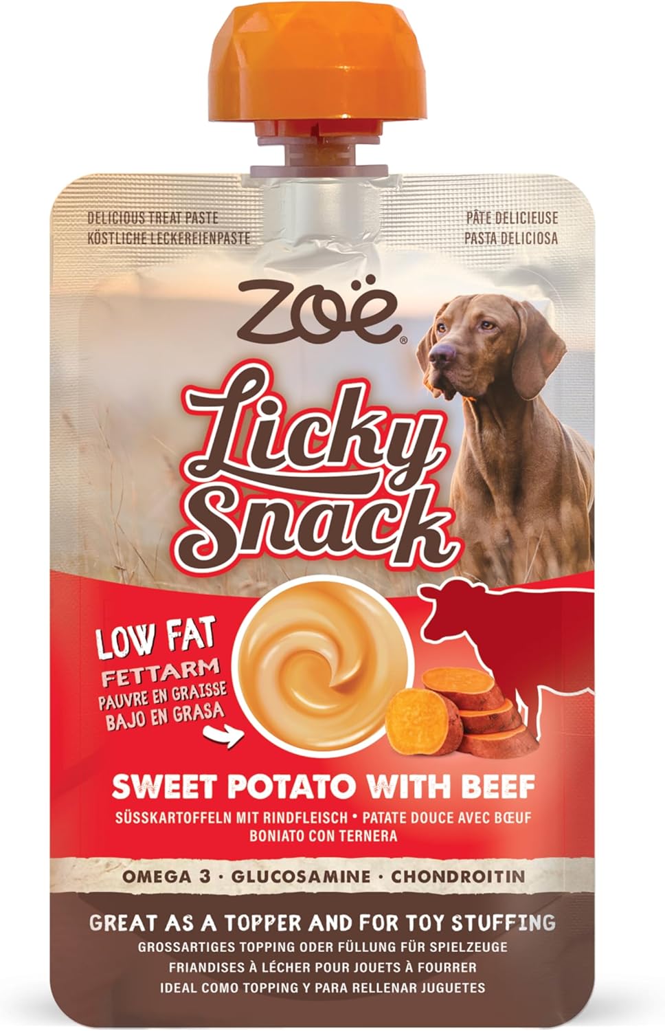 Zoe Licky Snack Sweet Potato & Beef 85g – Wundapets