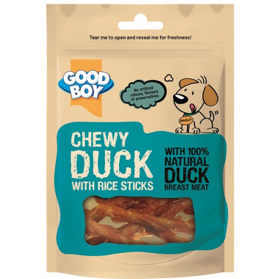 Good Boy Duck & Rice Sticks 70g – Wundapets
